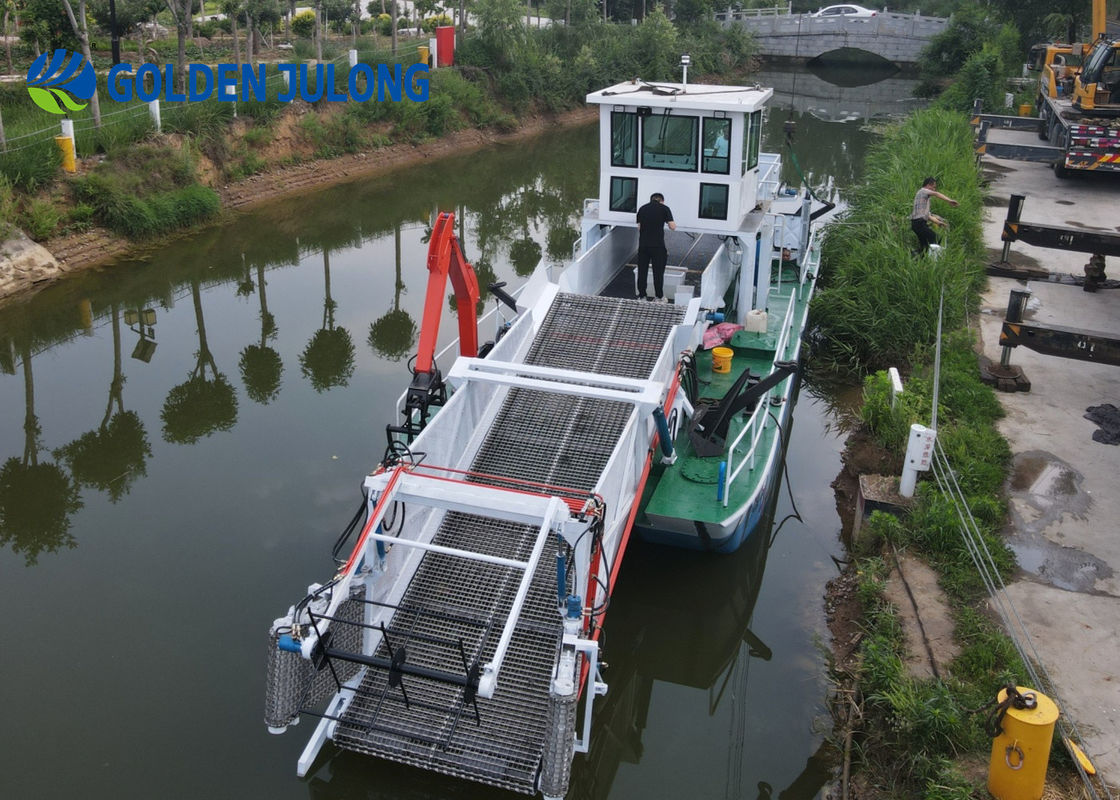 Garbage Collection Boat Trash Skimmer Boat For River Lake Sea Port Cleaning