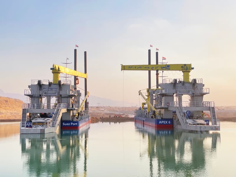 The World's Biggest Split Type Dredger in Egypt - JuLong Dredger